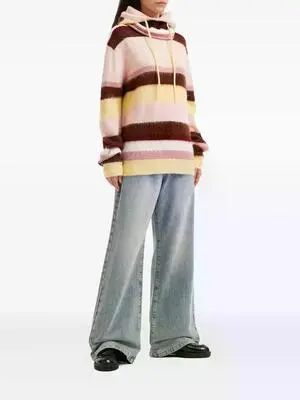 B+AB Striped Hooded Sweater