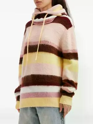 B+AB Striped Hooded Sweater