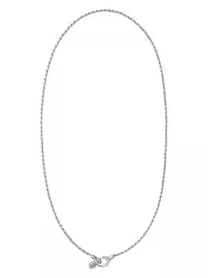 Burberry Shield Lock Sterling Necklace