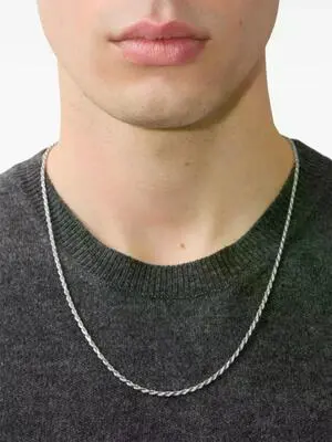 Burberry Shield Lock Sterling Necklace