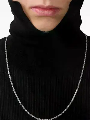 Burberry Shield Lock Sterling Necklace