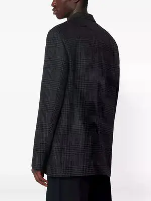 NAMACHEKO Single-breasted Check Jacket