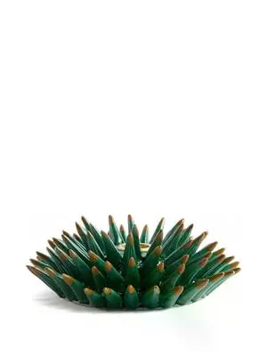 La DoubleJ Spine Candle Holder - Green