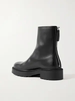 THE ROW Nobilis Leather Ankle Boots