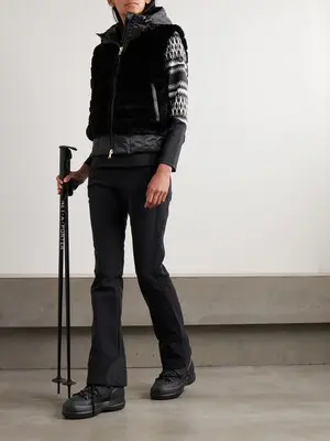 Bogner Hazel Appliquéd Ski Pants - Black