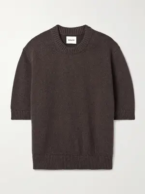 Khaite Davin Cashmere Sweater - Brown