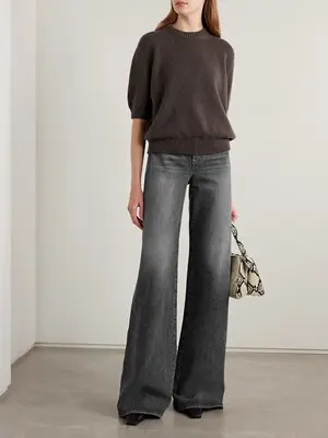 Khaite Davin Cashmere Sweater - Brown