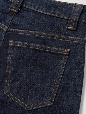 Khaite Dane High-rise Wide-leg Jeans - Blue