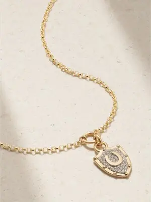 FOUNDRAE Protection Diamond Necklace - Gold