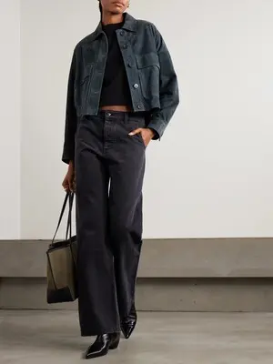 ARMA Miri Cropped Suede Jacket
