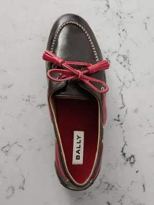 Bally Leather Tasseled Loafers - Brown