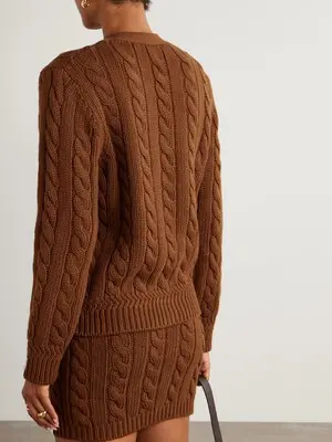 Bally Cable-knit Wool Cardigan