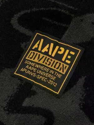 AAPE BY *A BATHING APE Graphic Print Zip-up Hoodie