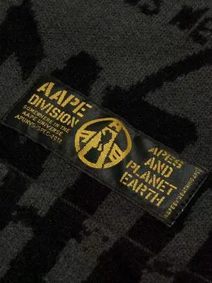 AAPE BY *A BATHING APE Graphic Print Zip-up Hoodie