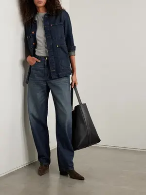 SLVRLAKE Ella Mid-rise Barrel-leg Jeans