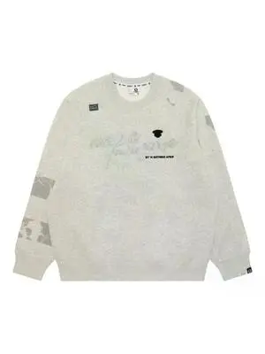 AAPE BY *A BATHING APE® Appliqué-patch Sweatshirt