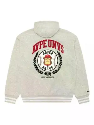 AAPE BY *A BATHING APE Appliqué-detail Hoodie - Grey