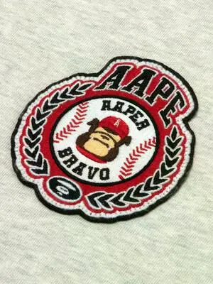 AAPE BY *A BATHING APE Appliqué-detail Hoodie - Grey