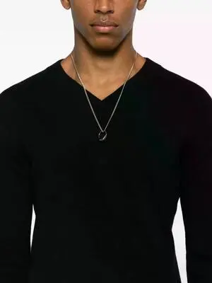 LISA YANG Clayton V-neck Sweater - Black