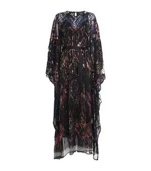 TALLER MARMO Sequin Casati Maxi Kaftan