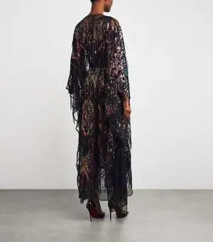 TALLER MARMO Sequin Casati Maxi Kaftan