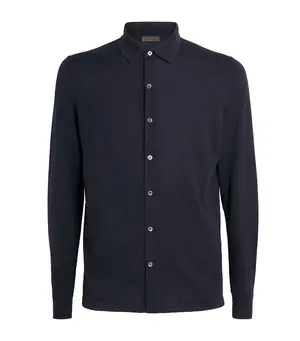 BRETT JOHNSON Virgin Wool Shirt
