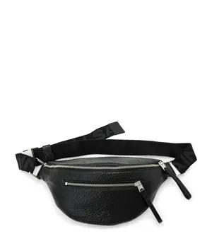 ALLSAINTS Itoko Lambskin Belt Bag - Black
