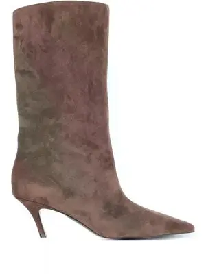 Amina Muaddi Slip On Boots For Women