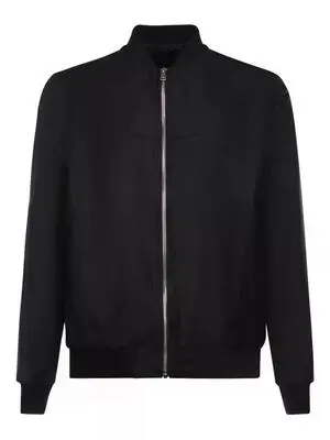 GIULIANO GALIANO Zip Bomber Jacket - Black