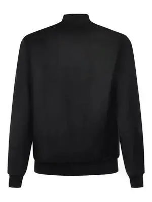 GIULIANO GALIANO Zip Bomber Jacket - Black