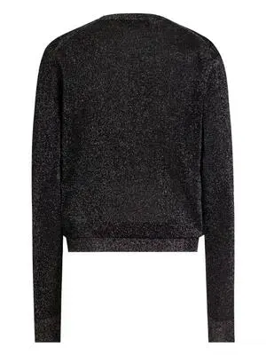 Dolce & Gabbana Metallic Long-sleeve Pullover