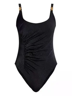 Versace Medallion Detail Swimsuit - Black