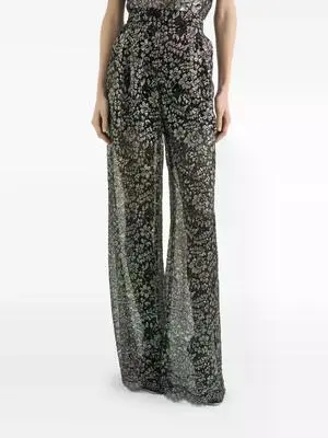 Dolce & Gabbana Lamé Lace Trousers