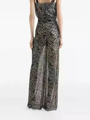 Dolce & Gabbana Lamé Lace Trousers