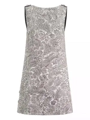 Dolce & Gabbana Floral-jacquard Mini Dress