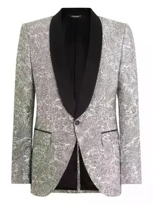 Dolce & Gabbana Floral Single-breasted Blazer
