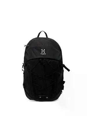 HAGLOFS Logo Drawstring Backpack - Black