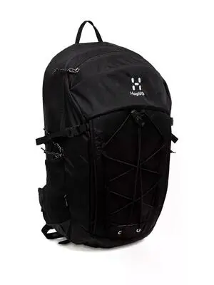 HAGLOFS Logo Drawstring Backpack - Black