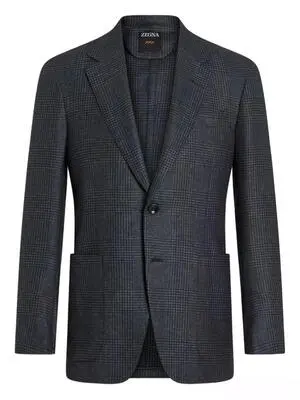Zegna Single-breasted Blazer - Grey