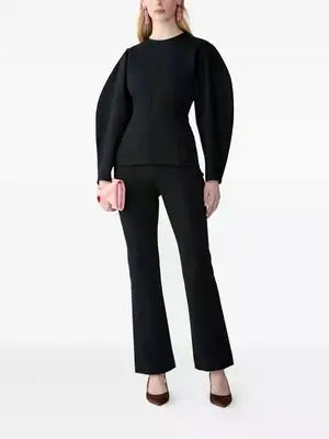 Carolina Herrera Arc-sleeve Ponte Top