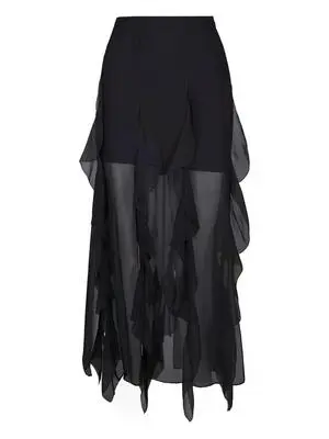 Veronica Beard Ava Ruffled-detail Midi Skirt