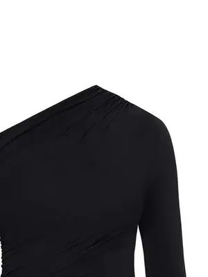 Amiri Off-the-shoulder Ruched Top