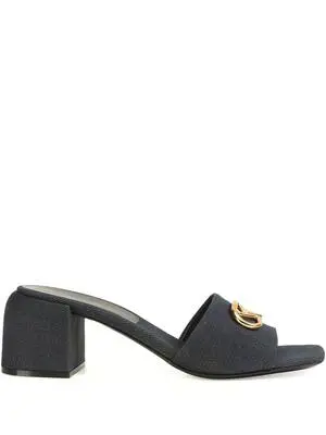 SERGIO ROSSI 55mm Block Heel Sandals
