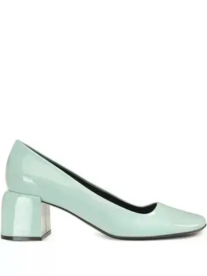 SERGIO ROSSI 55mm Block Heel Pumps - Blue