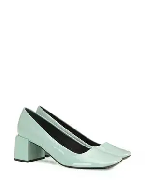 SERGIO ROSSI 55mm Block Heel Pumps - Blue