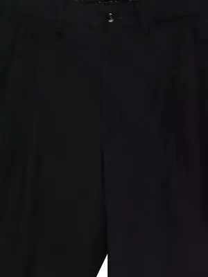DELL'OGLIO Pleated Cuffed Trousers - Blue