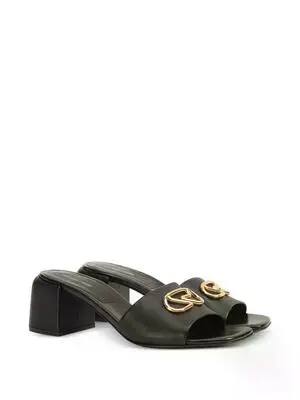 SERGIO ROSSI 55mm Logo-plaque Sandals