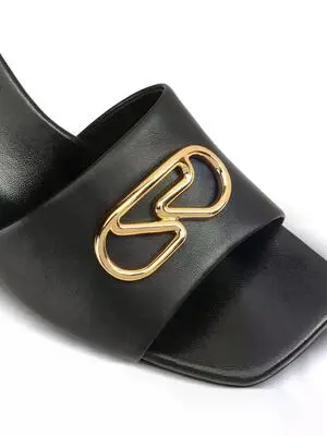 SERGIO ROSSI 55mm Logo-plaque Sandals