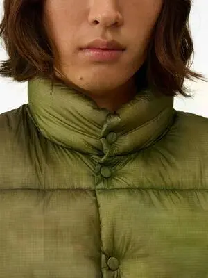 C.P. COMPANY Button-fastening Padded Gilet - Green