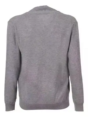 KANGRA V-neck Buttoned Cardigan - Grey